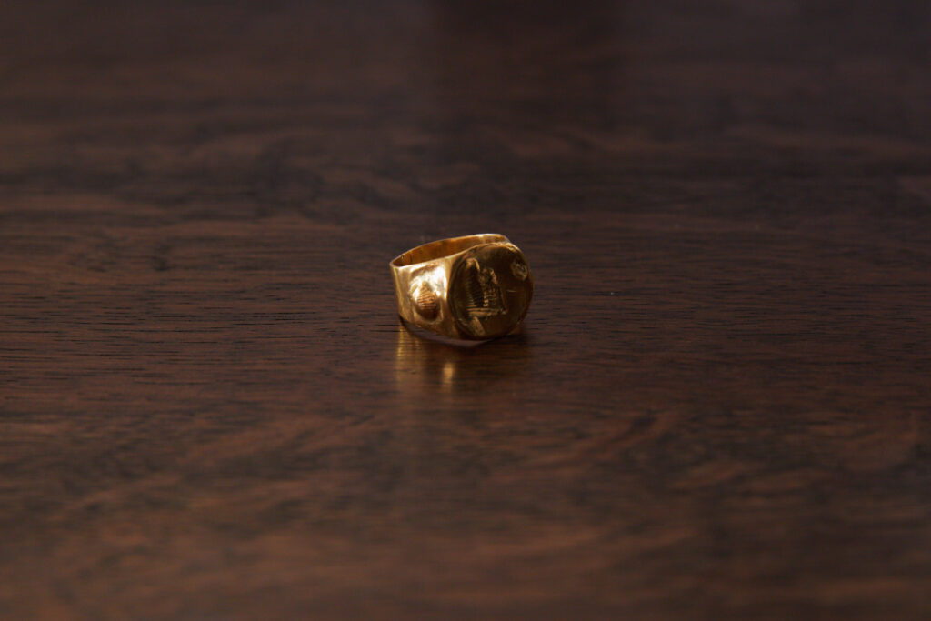 Signet Ring, Seashell - Rebecca Elbek Jewelry