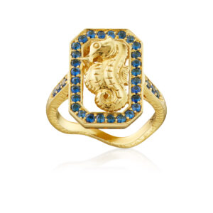 Fine Scarab Ring - Rebecca Elbek Jewelry